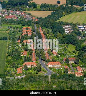Aerial view, Hamm settlement Vogelsang Heessen, housing estate for ...