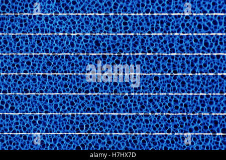 Close up texture of photovoltaic solar panel surface with silicon cells ...