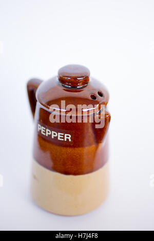 A traditional ceramic pepper shaker Stock Photo - Alamy