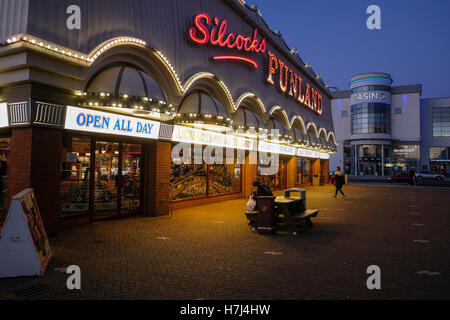 Funland amusement arcade, Southport, Merseyside, England Stock Photo ...