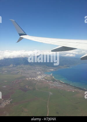 Maui .Hawaii islands ,USA FLIGHT OVER MAUI ISLAND HAWAII 21 January ...