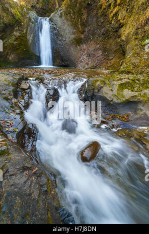 Waterfall in late autumn, Sakhalin Island, Russia Stock Photo - Alamy