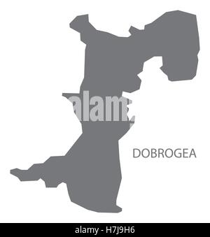 Grey Romania vector map in paper style for presentations, infographics ...