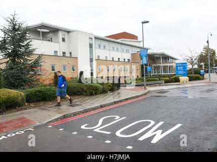 Entrance to Queen Mary's Hospital in Roehampton, London, UK Stock Photo ...