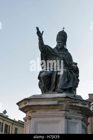 Statue of Pope Paul V at Rimini in Italy Stock Photo - Alamy