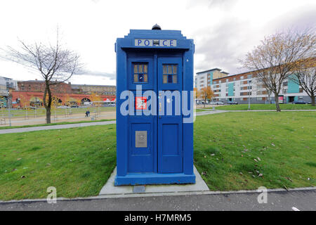 Doctor Who Tardis Police Public call Box Stock Photo - Alamy
