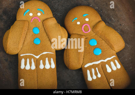 Sad gingerbread man Stock Photo - Alamy