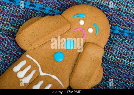 Sad gingerbread man Stock Photo - Alamy