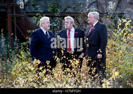 Nicky Wilson, president of the National Union of Mineworkers, at a ...