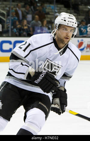 Los Angeles Kings right wing Alex Laferriere (78) checks San Jose ...