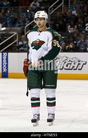 Pierre-Marc Bouchard (96) of the Minnesota celebrates scoring a goal ...