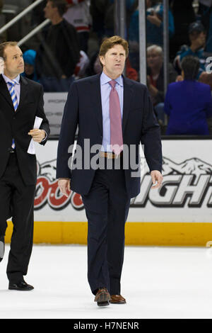 The Detroit Red Wings head to the locker room after a loss to the ...