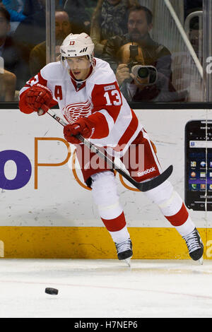 Pavel Datsyuk during the Detroit Red Wings' 2008 Stanley Cup Victory ...