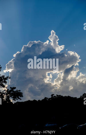 Cumulus clouds, North America Stock Photo - Alamy