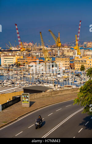 Italy, Genoa, Genua, Genova, harbor Stock Photo - Alamy
