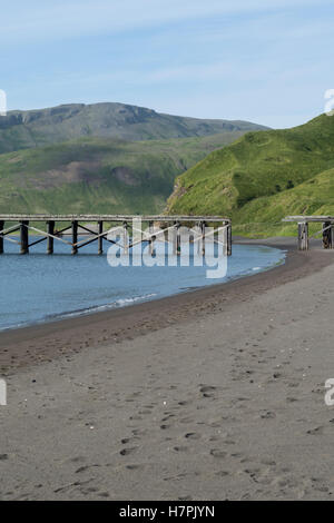 Alaska, Aleutian Island Chain, Rat Islands, Kiska Island, entire island ...