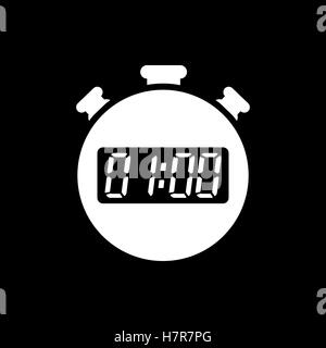 The 60 seconds, minutes stopwatch icon. Clock and watch, timer Stock ...