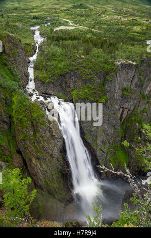 Voringfoss waterfall, Norway, Hardangervidda Stock Photo - Alamy