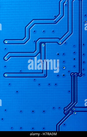 Motherboard backside close-up with pin contacts, desktop PC. Computer ...