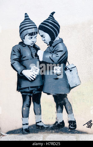 Big Deal graffiti in Chichester by JPS Stock Photo - Alamy