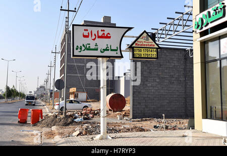 Erbil, Iraq. 18th Oct, 2016. A car dealer of German car manufacturer ...