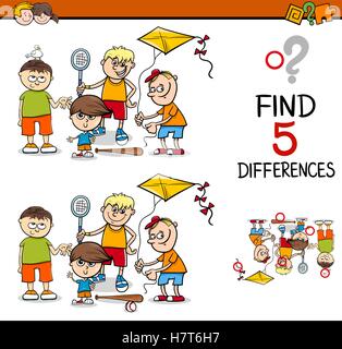 differences activity for children Stock Vector Image & Art - Alamy