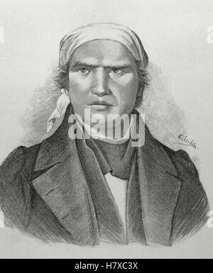 Jose María Morelos (1765-1815). Mexican priest and patriot, struggling ...