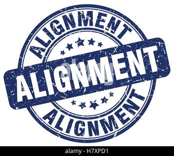 alignment stamp. alignment sign. round grunge label Stock Vector Image ...
