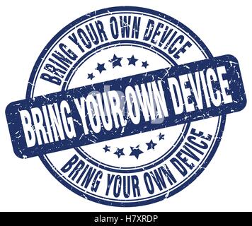 bring your own device stamp. bring your own device round isolated sign. bring your own device ...