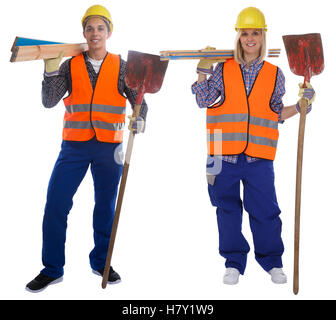Construction Worker Portrait Stock Photo - Alamy