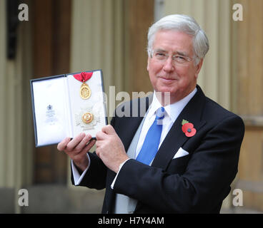 Sir Michael Fallon who received a Knighthood to be Knight Commander of ...