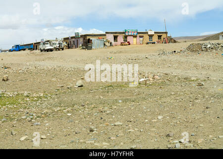 Tibetan village Darchen. Tibet, China Stock Photo - Alamy