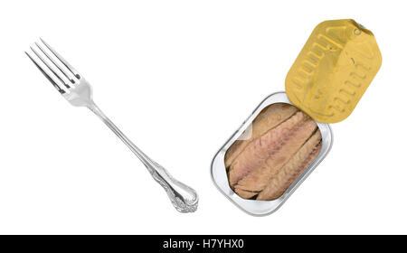 Top view of skinless mackerel fillets on a white background Stock Photo ...