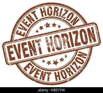 event horizon stamp. event horizon round vintage grunge sign. event ...