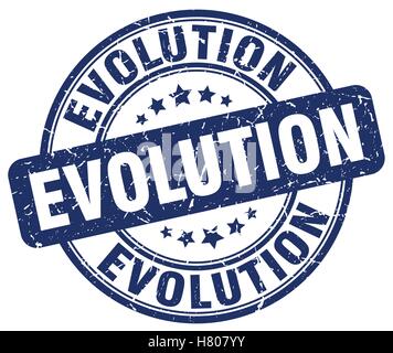 evolution stamp. evolution sign. round grunge label Stock Vector Image ...