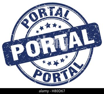 portal stamp. portal round vintage grunge sign. portal Stock Vector ...
