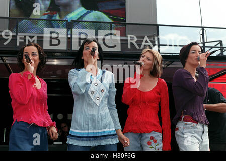 BEWITCHED POP GROUP 27 August 1999 Stock Photo - Alamy