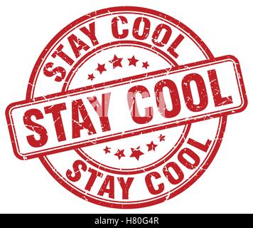 stay cool round stamp isolated on transparent background. stay cool ...