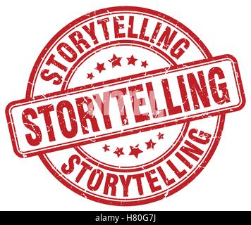 storytelling stamp. storytelling sign. round grunge label Stock Vector ...