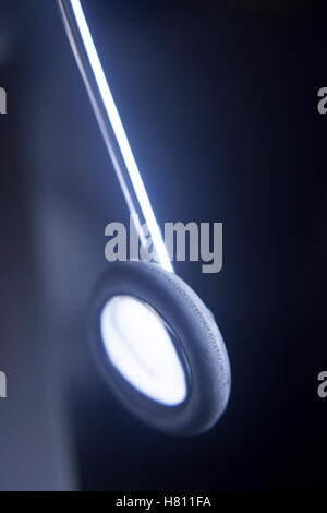 Doctor's reflex hammer tool used to test patient reflexes in knee and ...