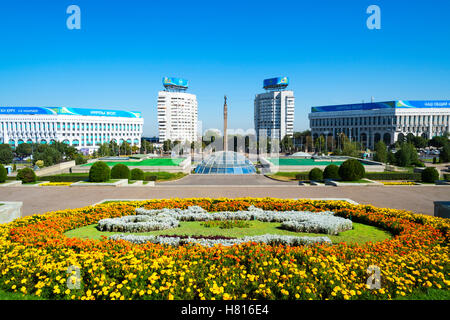 Monument of Independence, Kazakhstan, Republic Square, Almaty. Saka ...
