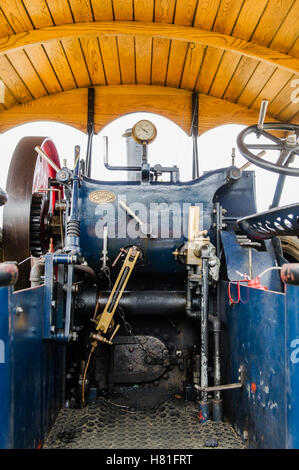 Interior of a Steam engine, boiler and steam pipes. York Railway Stock ...