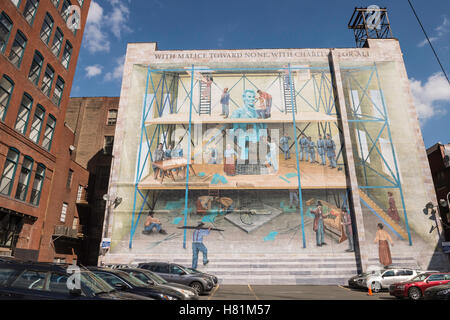 A People's Progression Toward Equality, mural by Jared Bader ...