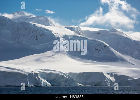 Glaciated peaks, Anvers Island, Antarctic Peninsula, Antarctica Stock ...