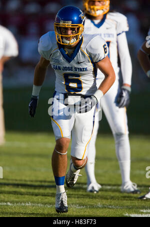 San Jose State wide receiver Nick Nash speaks during a press conference ...