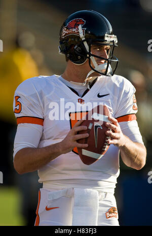 November 7, 2009; Berkeley, CA, USA; Oregon State Beavers head coach ...