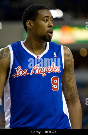 Los Angeles Clippers center DeAndre Jordan blocks a shot attempt by San ...