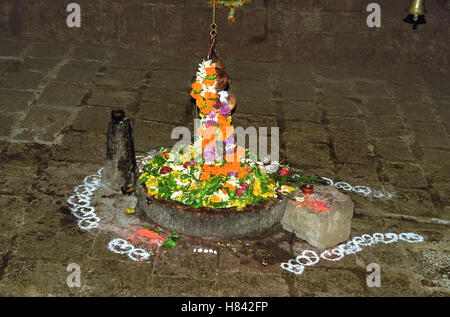 Jagadishwar temple at Raigad fort, Maharashtra, India Stock Photo - Alamy