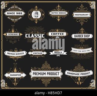 Vector design of hotel and high sign. Collection of hotel and tourism ...