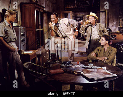 John Wayne, Red Buttons, Michele Girardon, Elsa Martinelli, Hardy ...